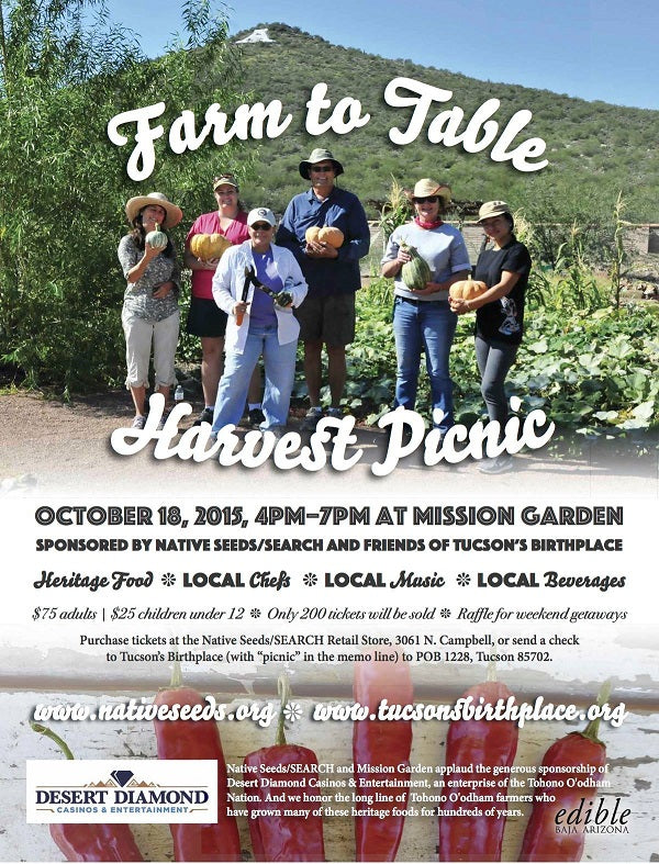Heritage Food is the Star at the Farm-To-Table Picnic – Native-Seeds-Search
