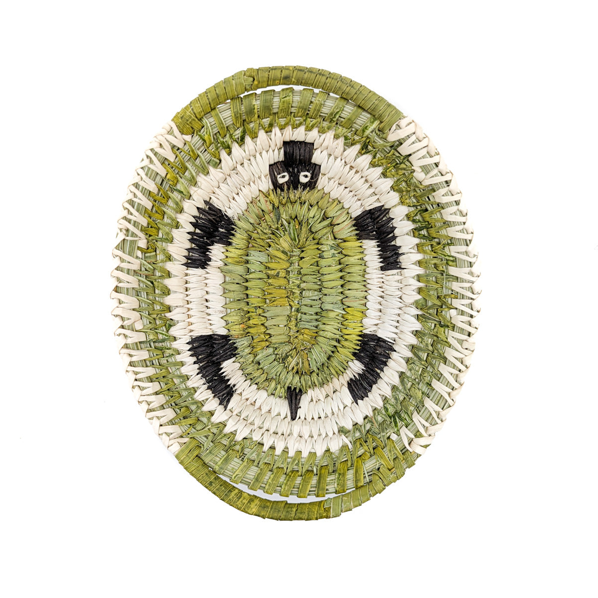 Oval Split Stitch Basket with Desert Tortoise Motif – Native-Seeds-Search