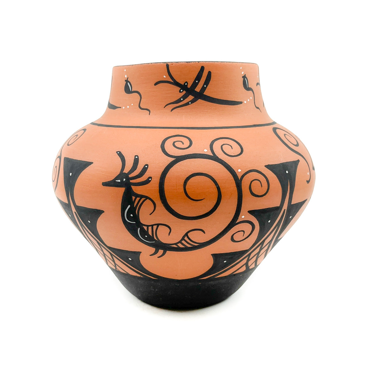 Zuni Pot with Traditional Designs – Native-Seeds-Search