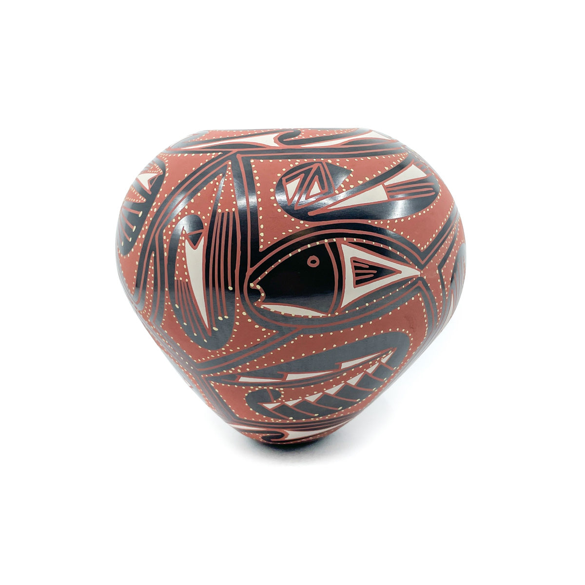 Geometric Feathers and Fish Motif – Native-Seeds-Search