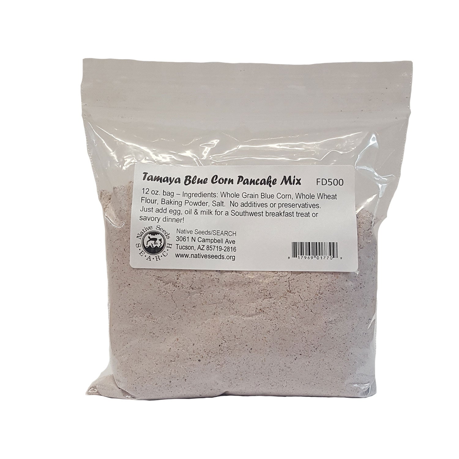 Tamaya Bluecorn Pancake Mix – Native-Seeds-Search